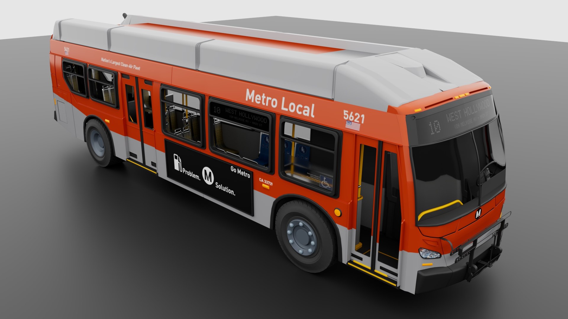 3D New Flyer XN40 - TurboSquid 1827525