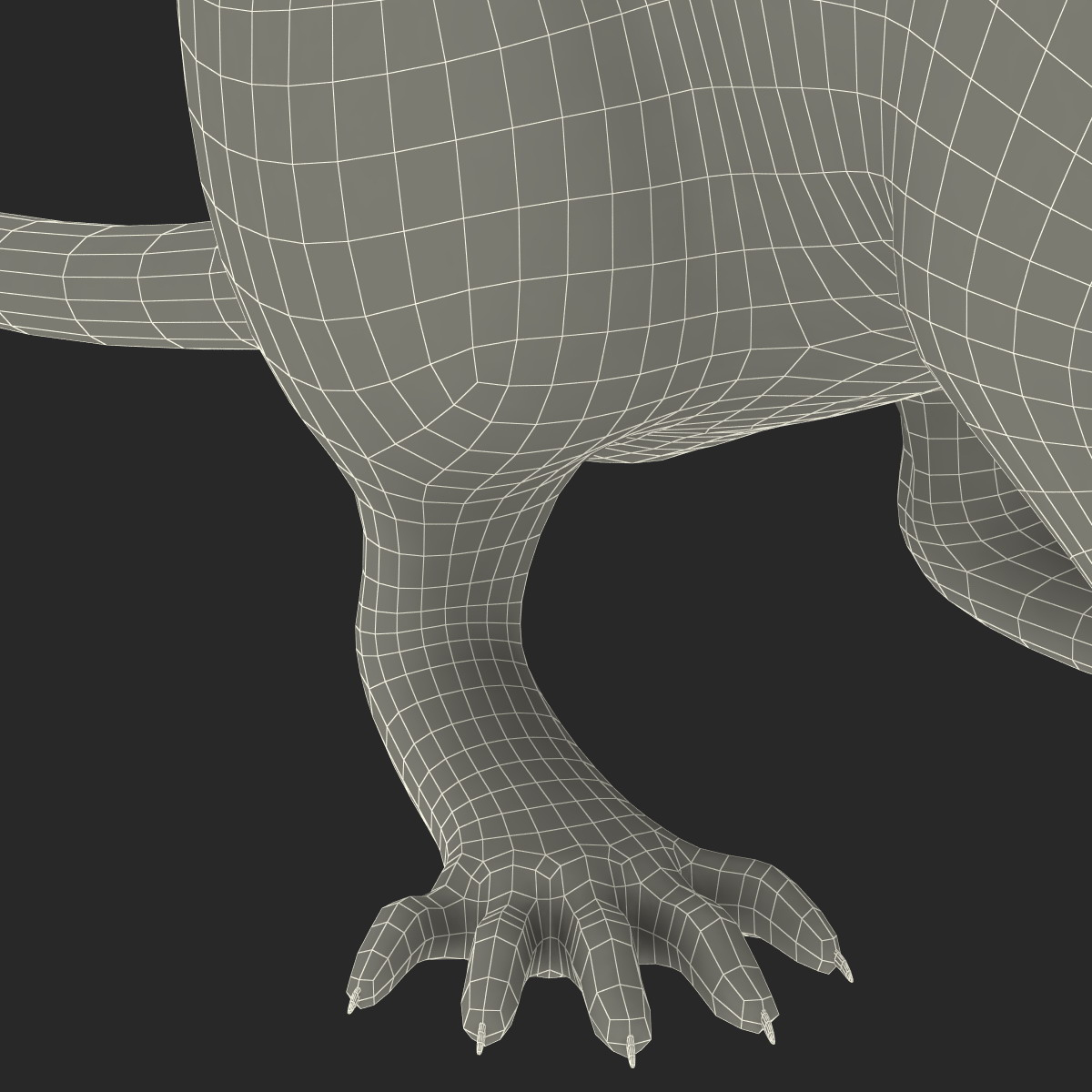 white mouse 3d model