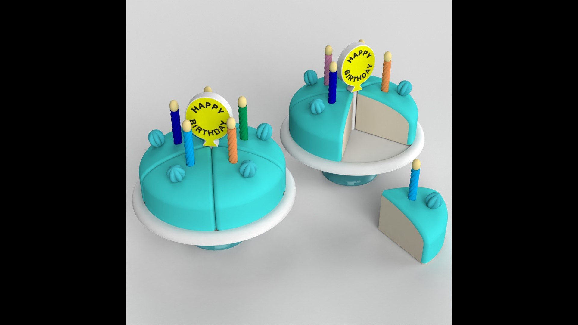 Birthday Cake 3D Model - TurboSquid 2388327