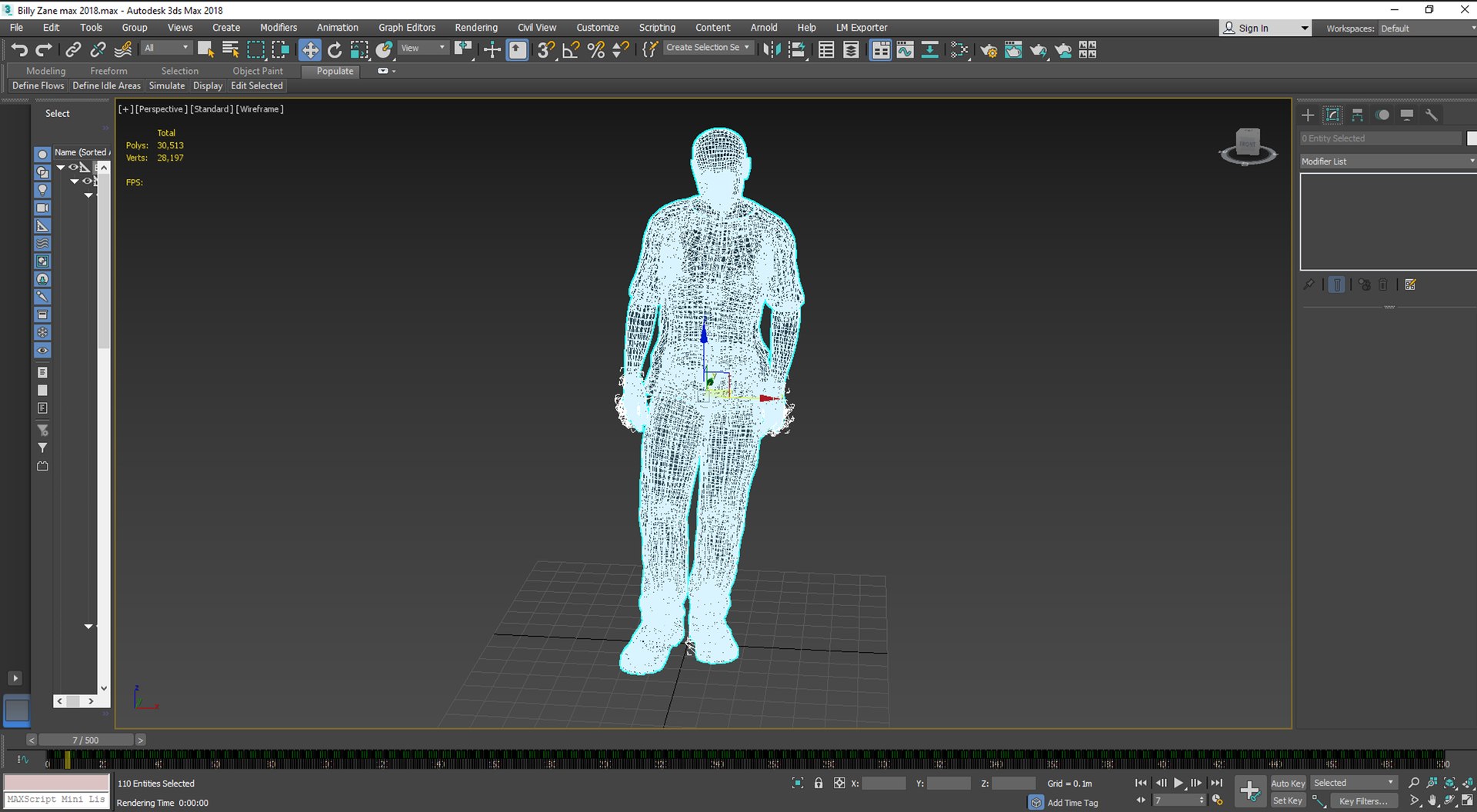 Billy Zane 3D Rigged Model Ready For Animation 3D - TurboSquid 1981394