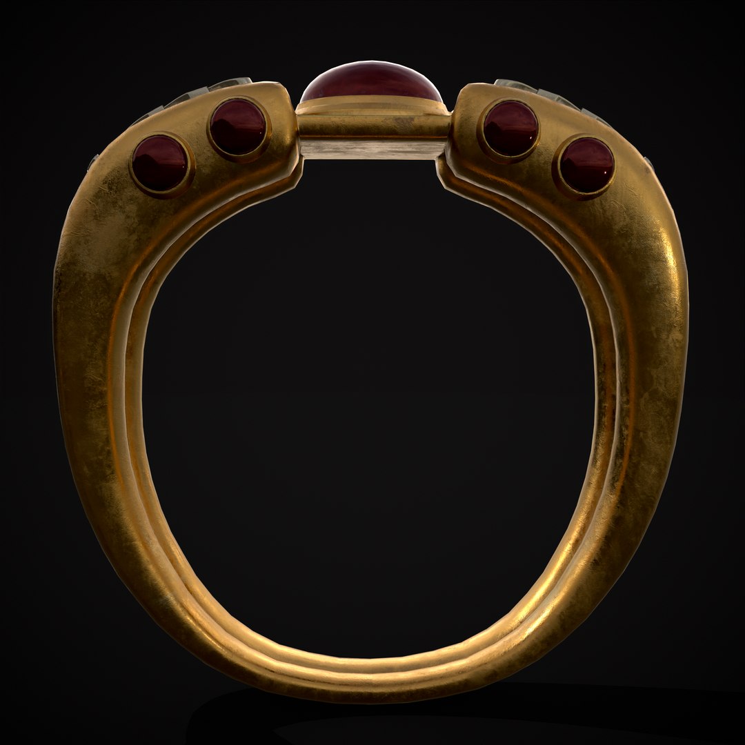 Jeweled Concept Ring 3D Model - TurboSquid 2078192
