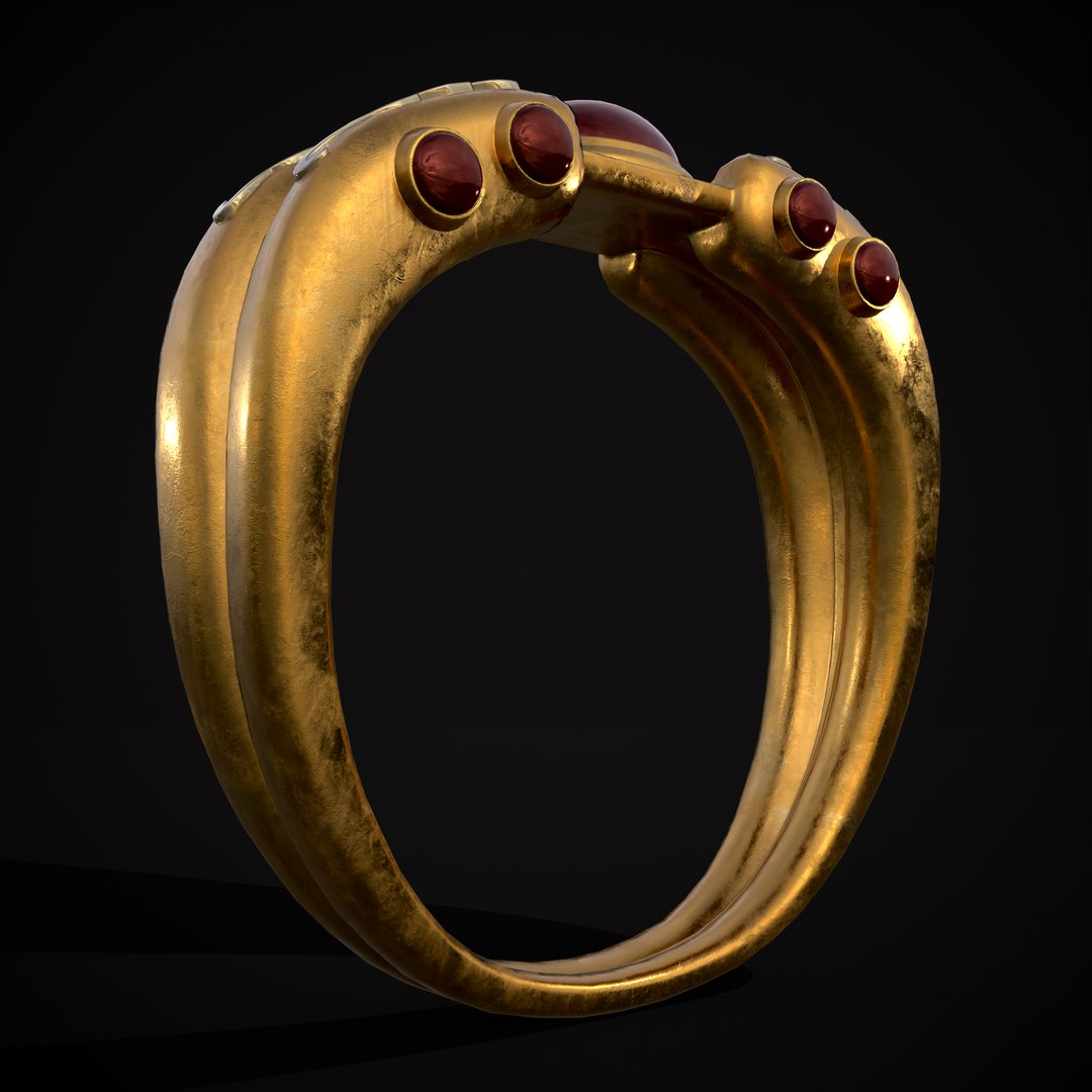 Jeweled Concept Ring 3D model - TurboSquid 2078192