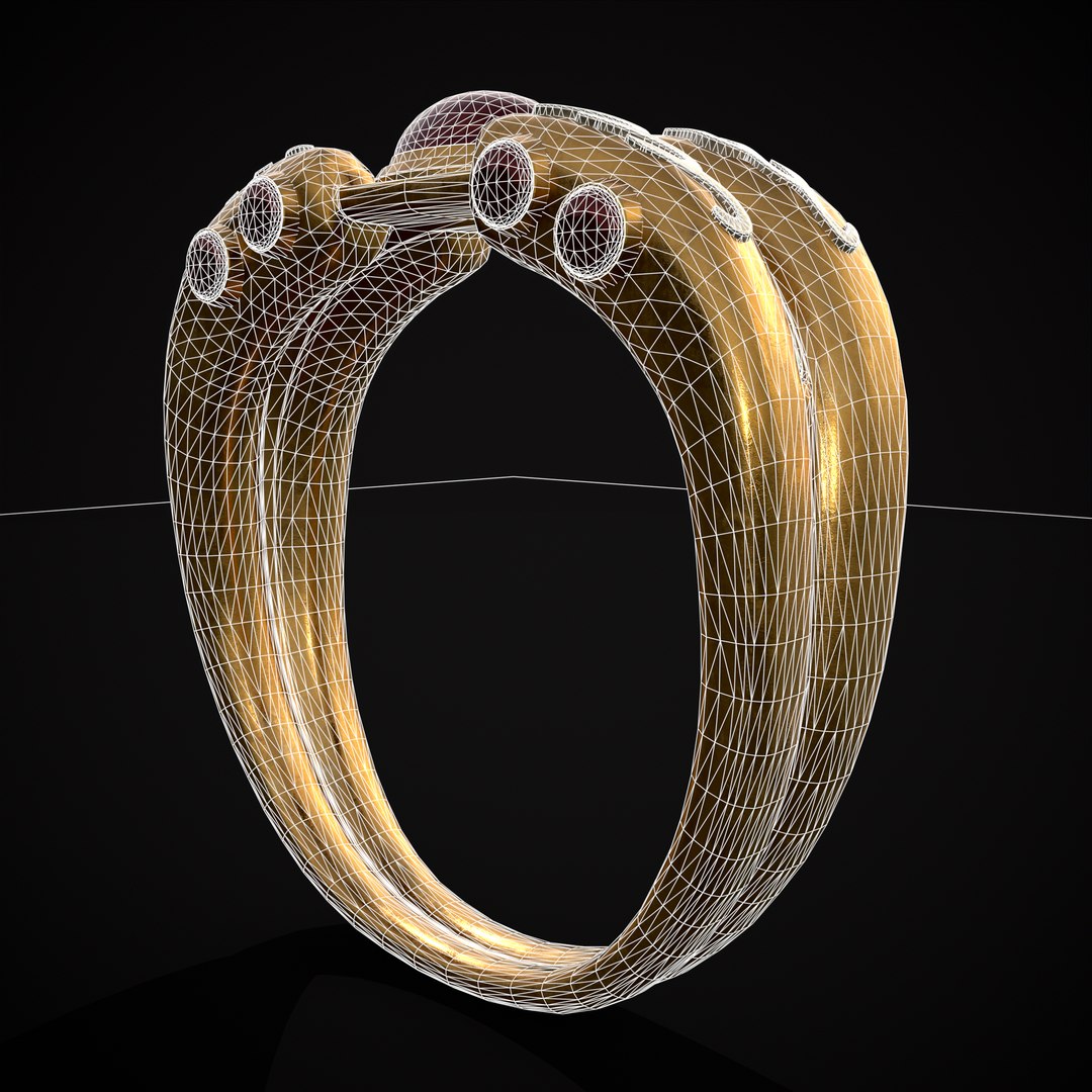 Jeweled Concept Ring 3D model - TurboSquid 2078192