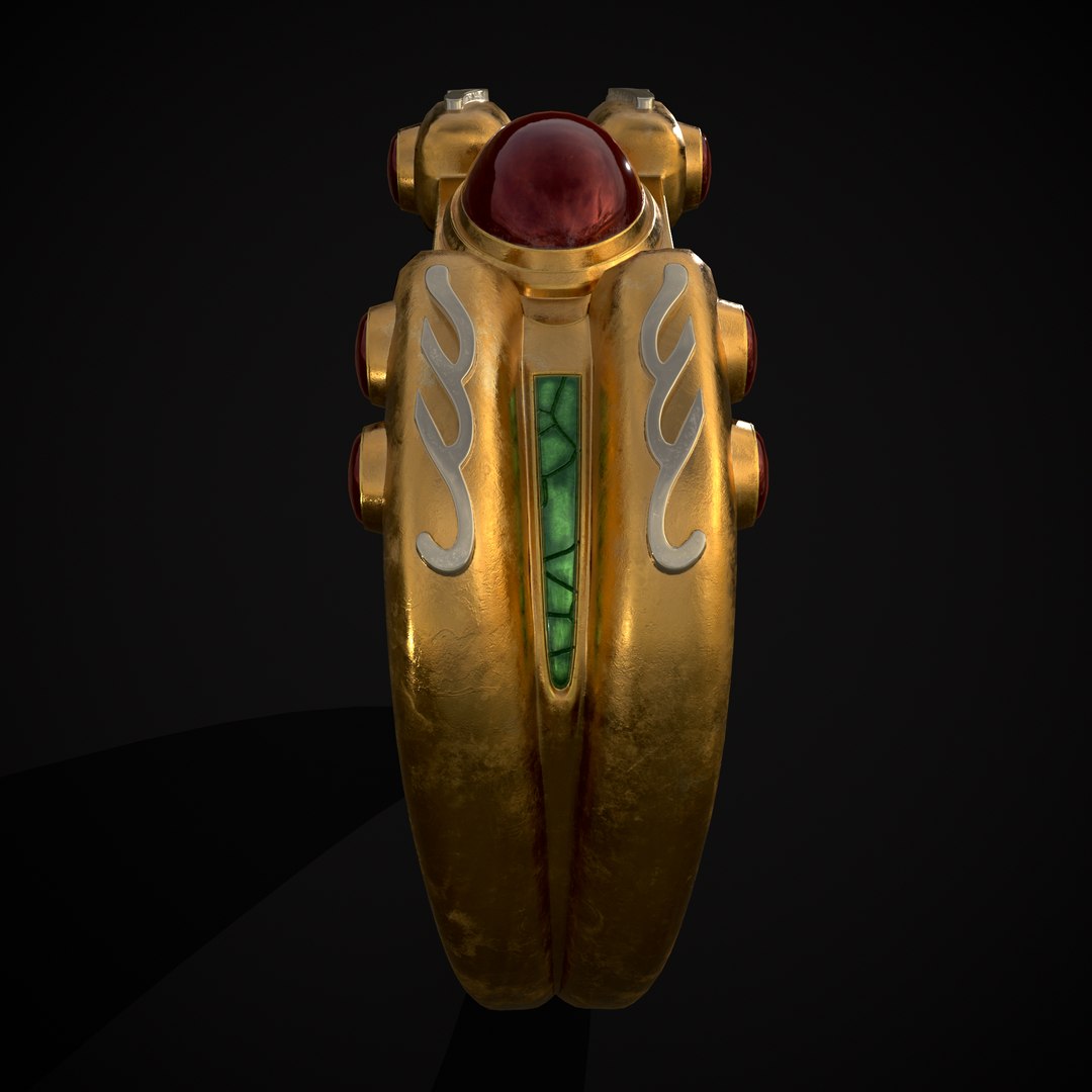 Jeweled Concept Ring 3D Model - TurboSquid 2078192