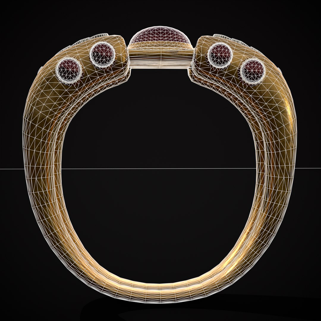 Jeweled Concept Ring 3D Model - TurboSquid 2078192