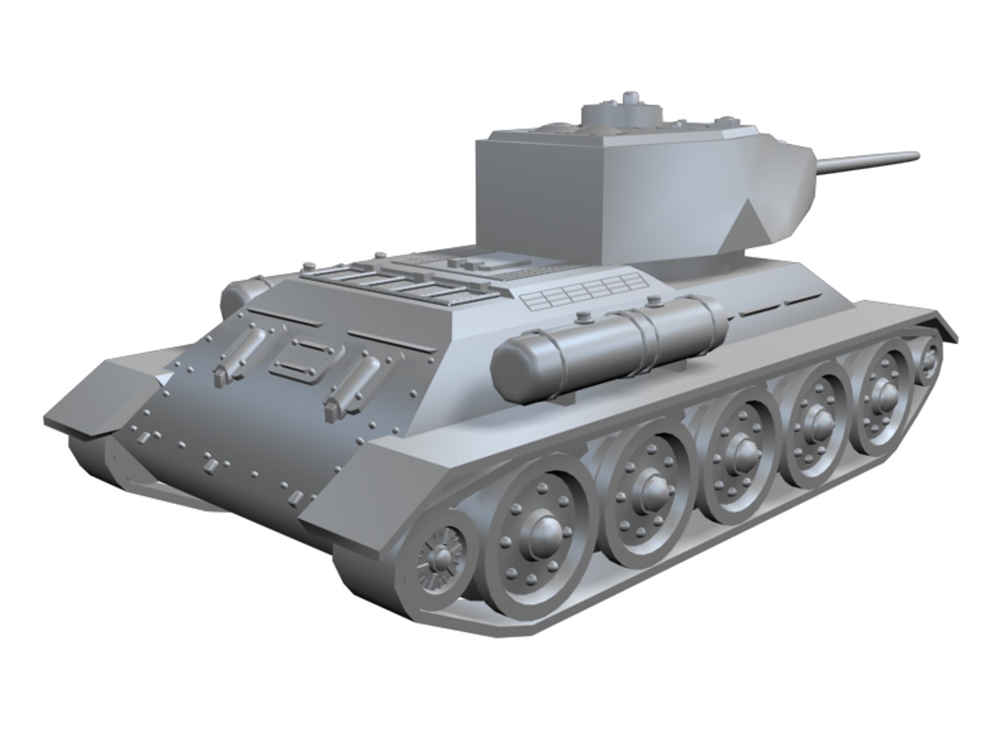 Free World War Tank 3d Model