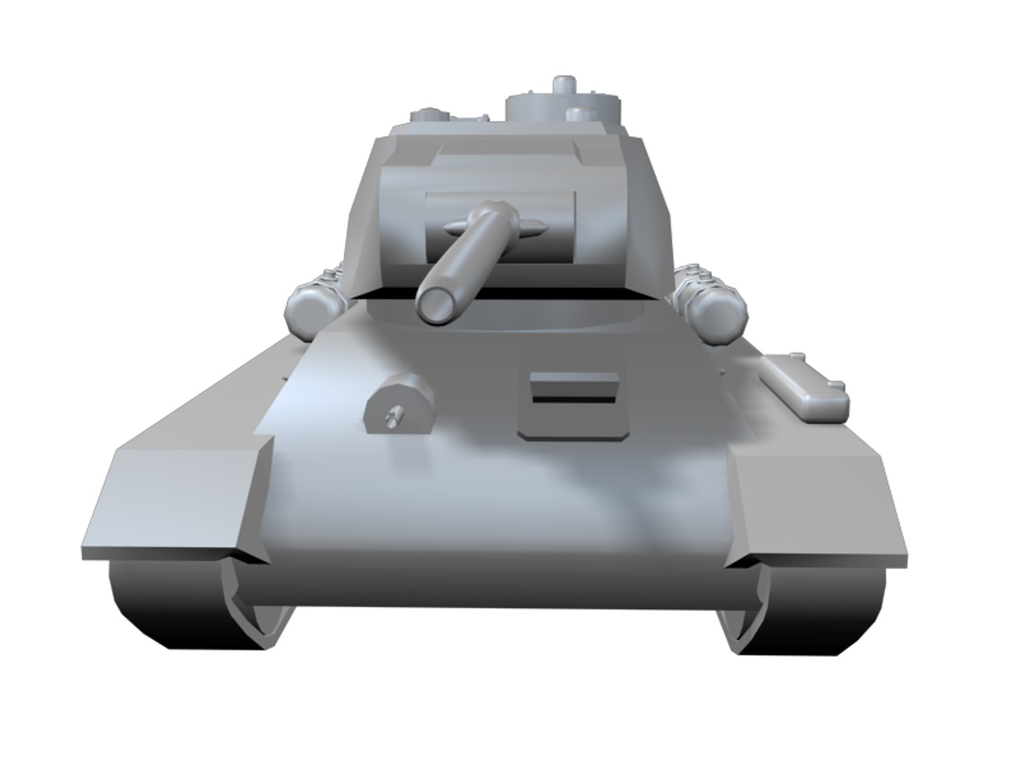 Free World War Tank 3d Model
