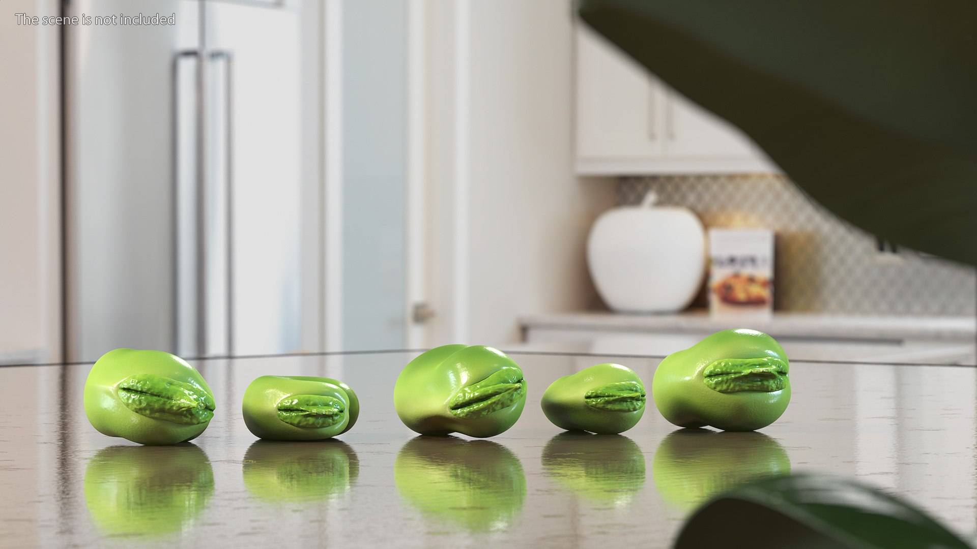 Fresh Broad Beans 3D Model - TurboSquid 1839421