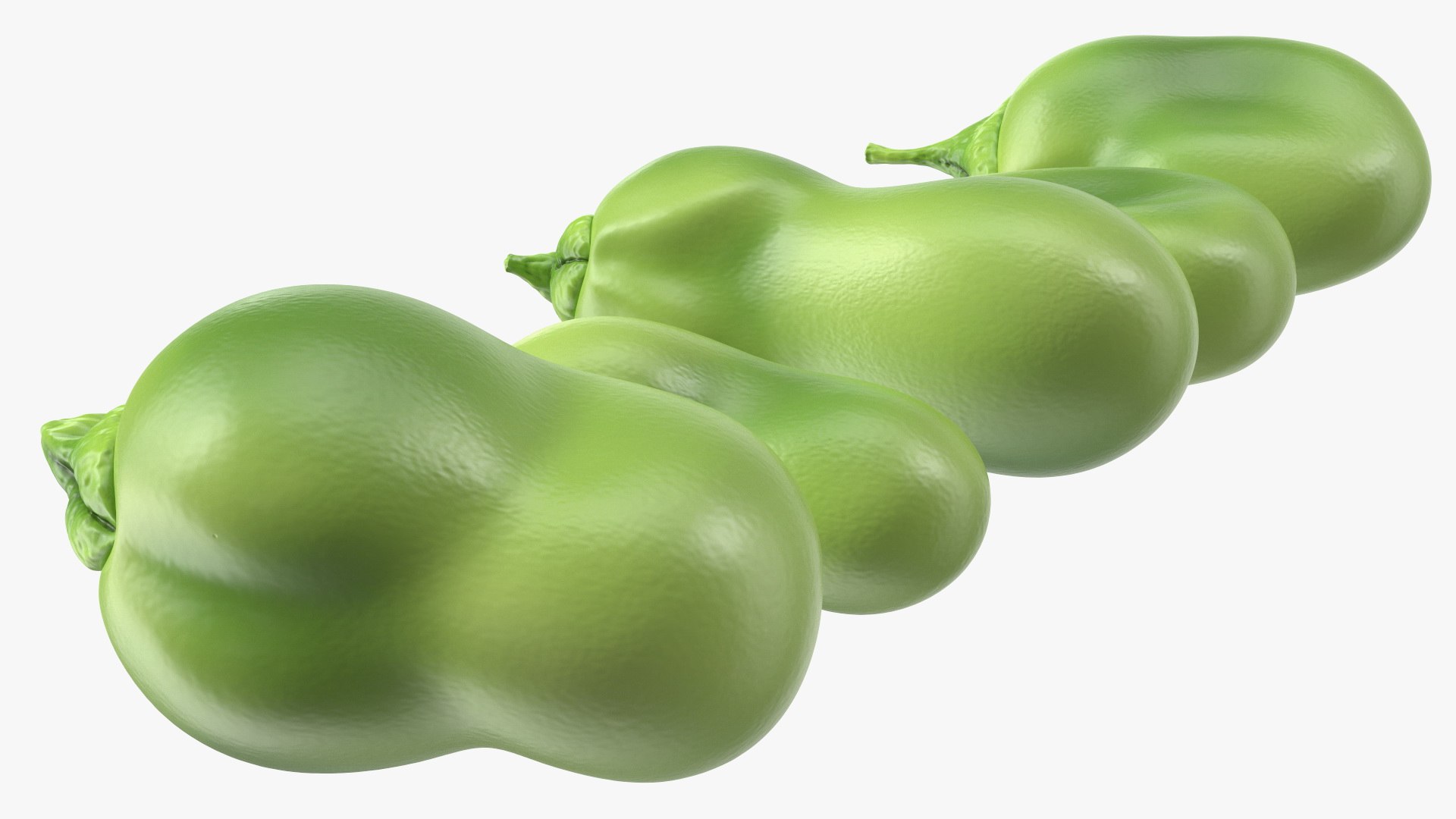 Fresh Broad Beans 3D model - TurboSquid 1839421