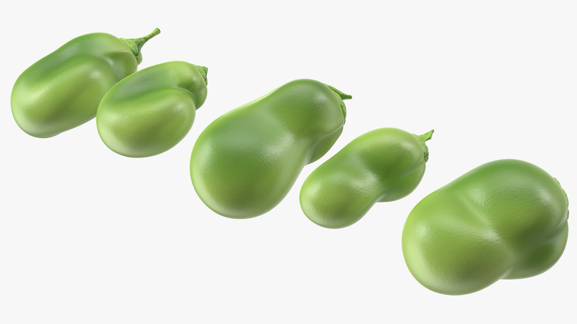 Fresh Broad Beans 3D model - TurboSquid 1839421