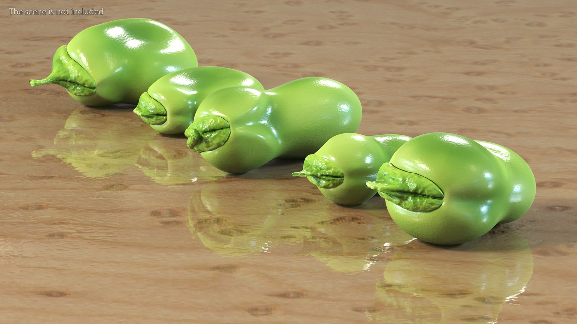 Fresh Broad Beans 3D Model - TurboSquid 1839421