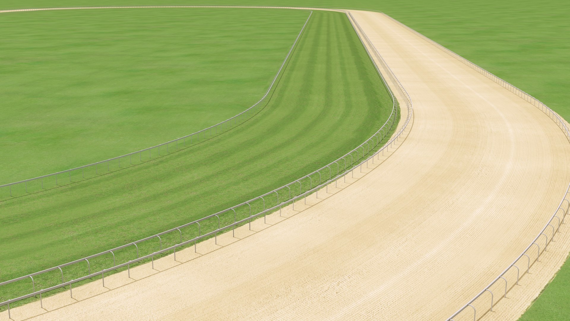 3D Model Horse Track Road - TurboSquid 2270055