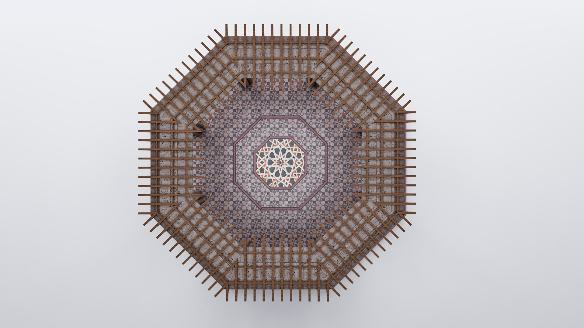 3D Classic Eastern Stone Gazebo Model - TurboSquid 1755876