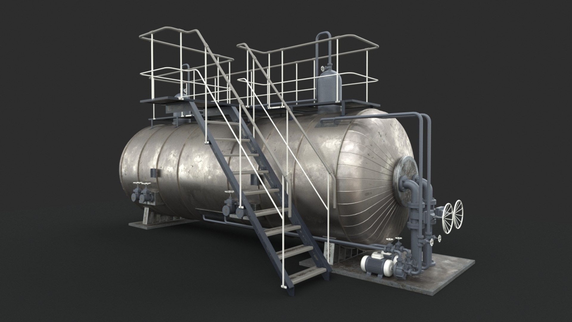 Oil Device Industrial 3D Model - TurboSquid 1357921