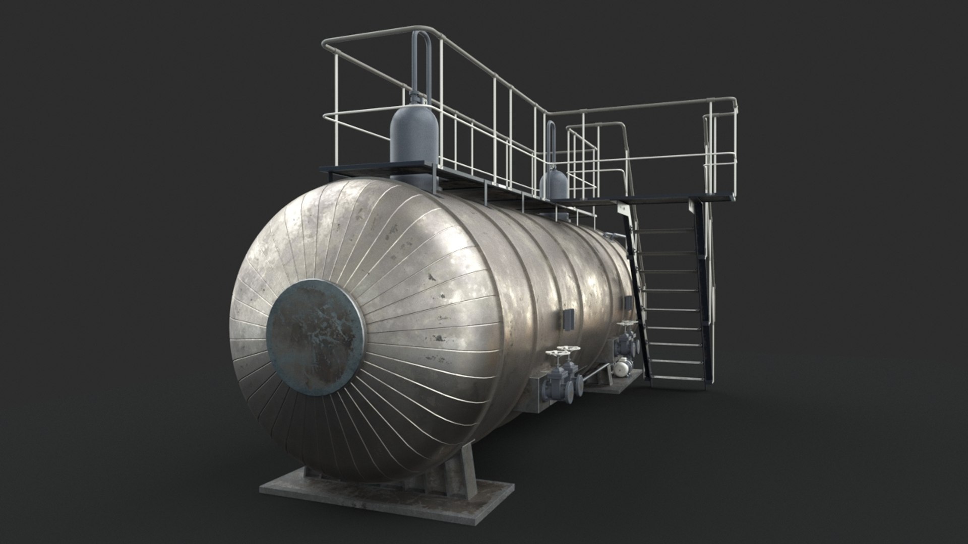 Oil Device Industrial 3D Model - TurboSquid 1357921