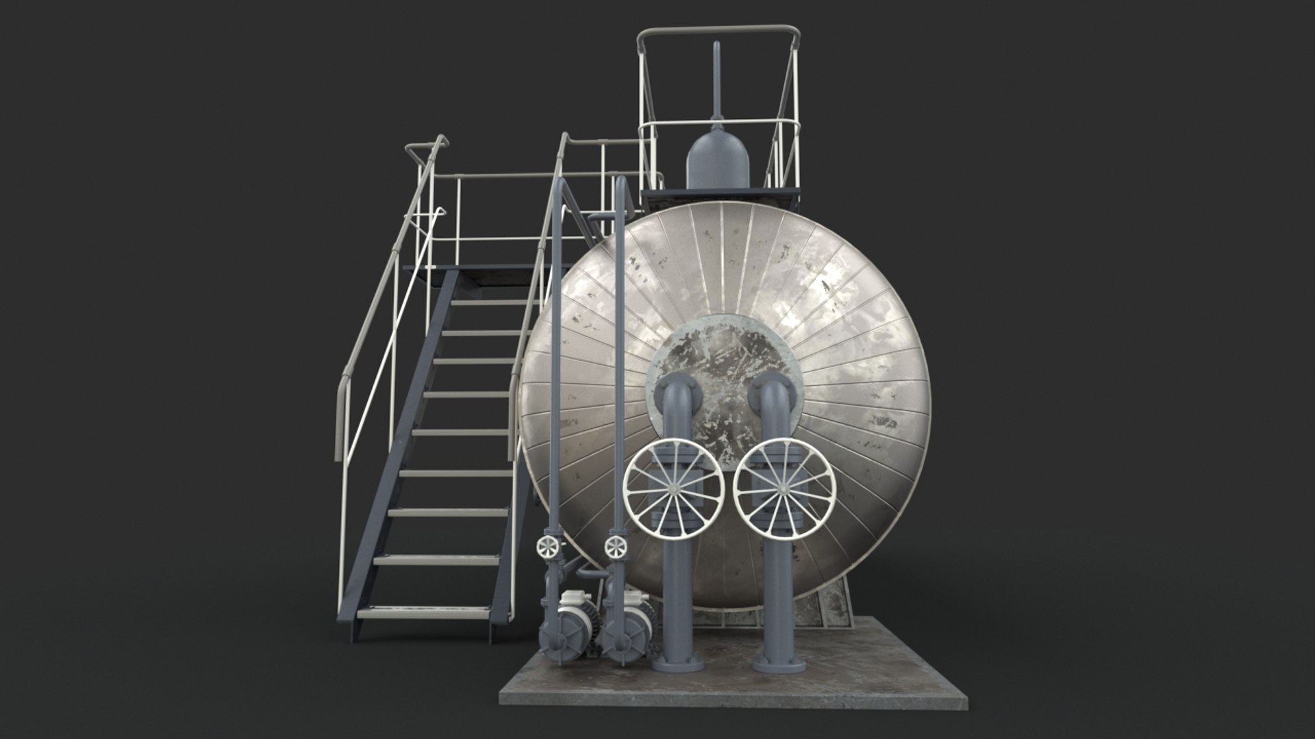 Oil Device Industrial 3D Model - TurboSquid 1357921