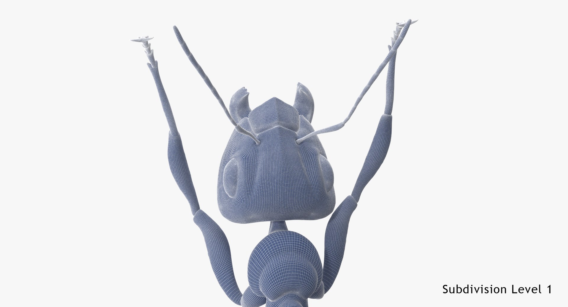 Ant Holding Pose 3d Model