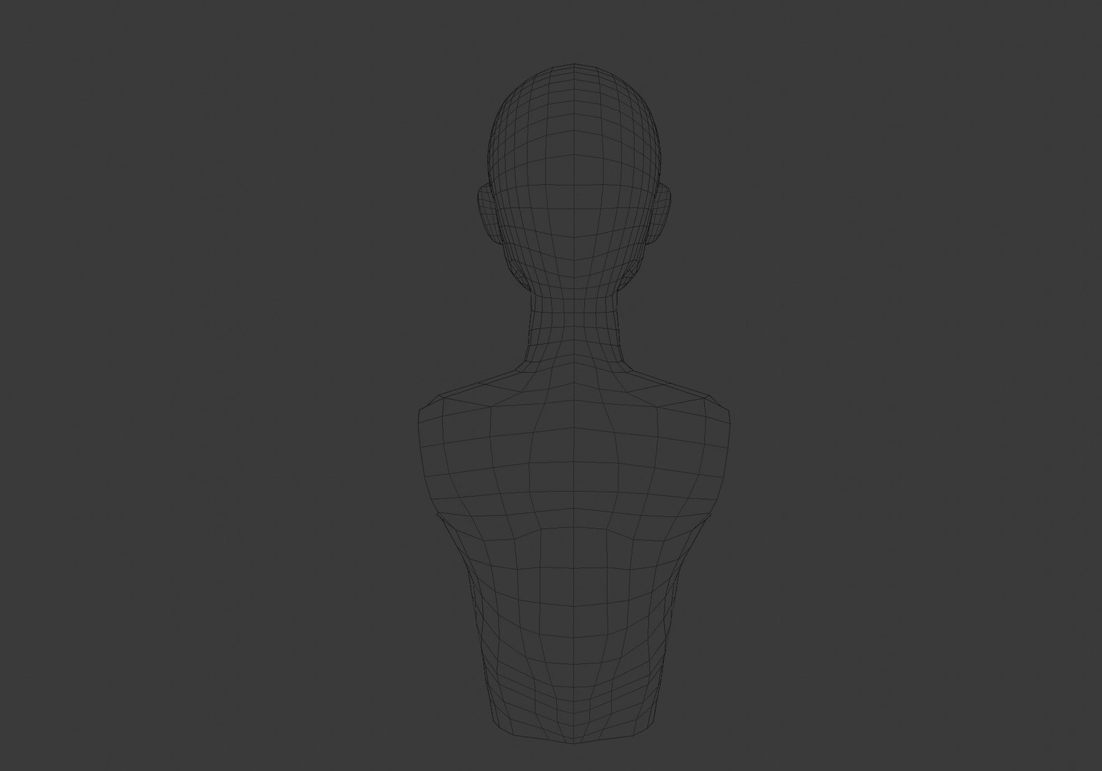 3D male upper body - TurboSquid 1910337