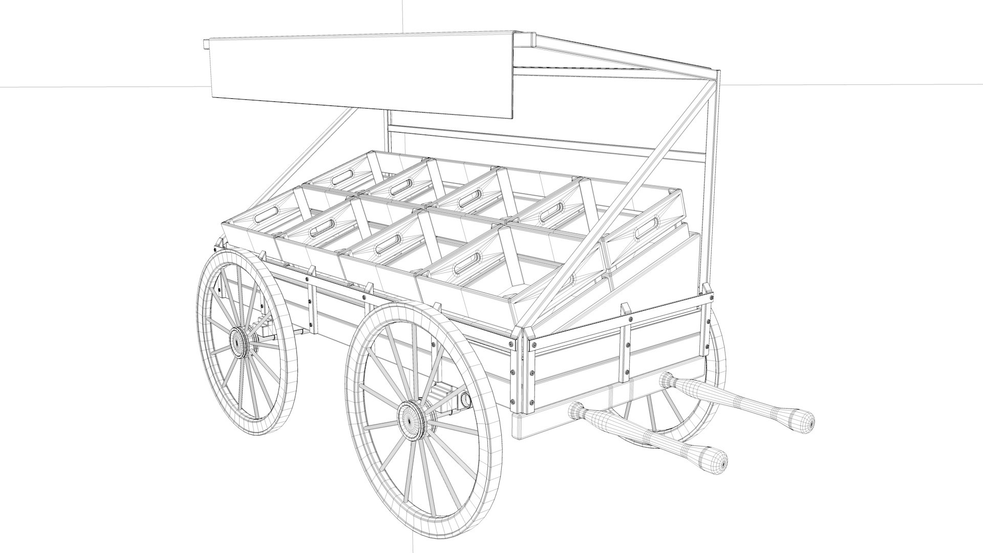 Medieval Market Stall Collection Model - TurboSquid 2079729