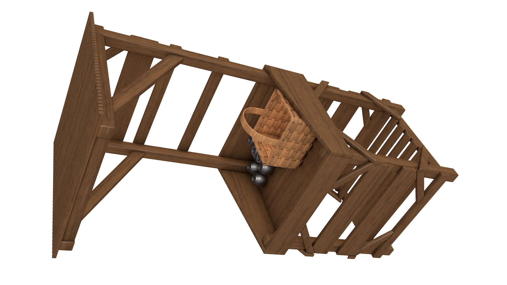 Medieval Market Stall Collection Model - TurboSquid 2079729