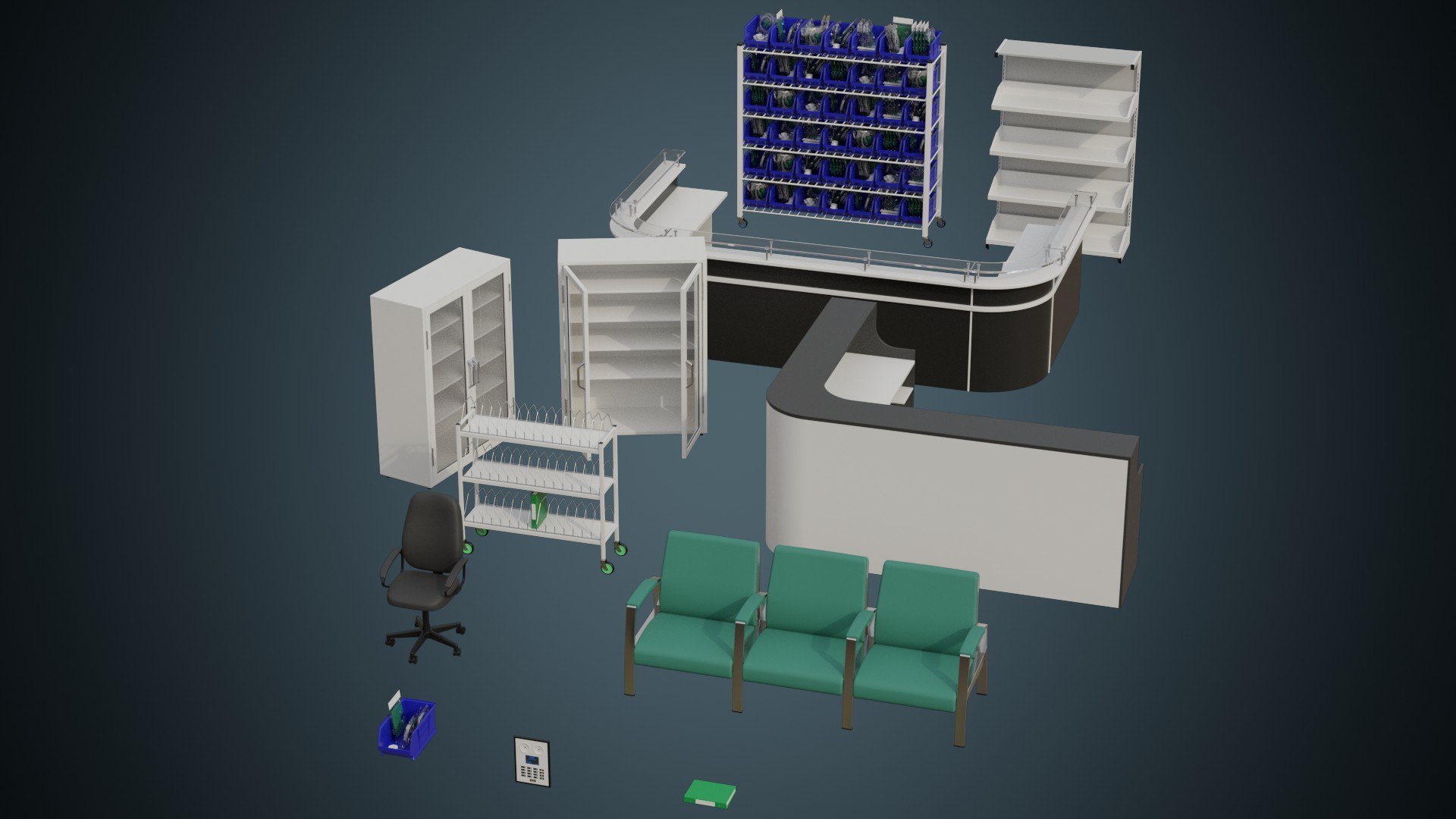 3D Hospital Props Collection 6 Basic - TurboSquid 2185241