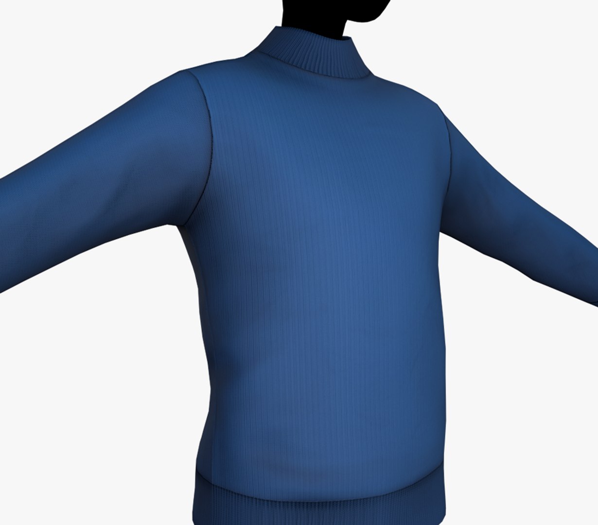 Blue Sweater Style 2 3D - TurboSquid 1986923