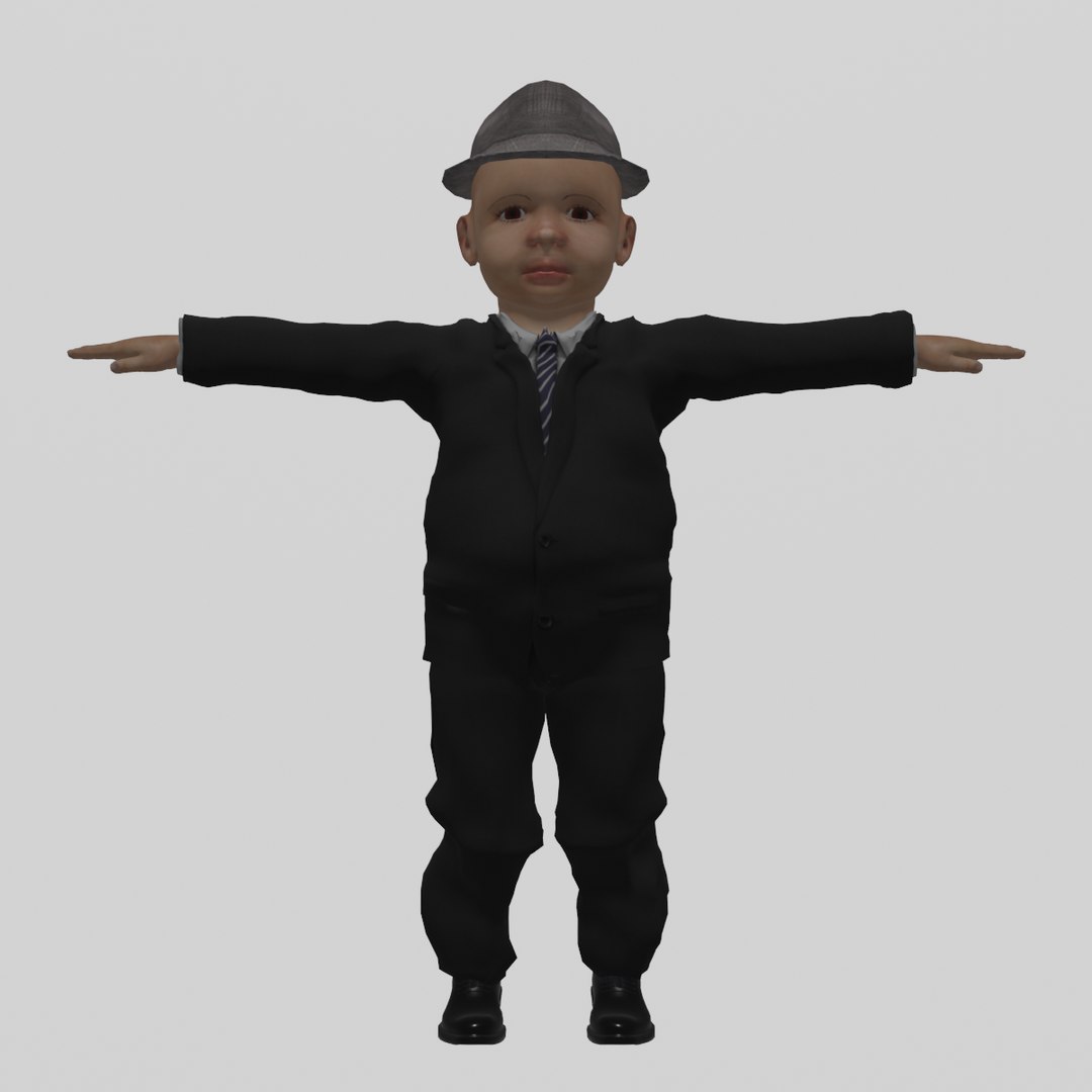 1 Year Old Rigged Boy 3D Model - TurboSquid 2151701