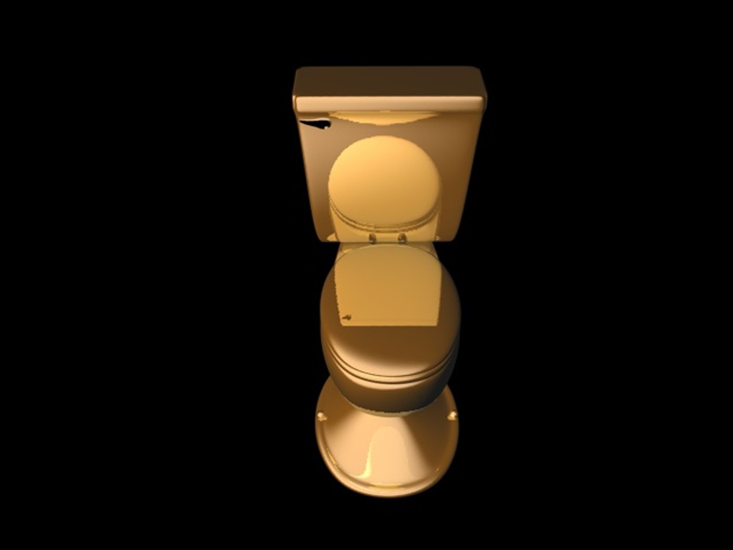 Cinema4d Copper Toilet