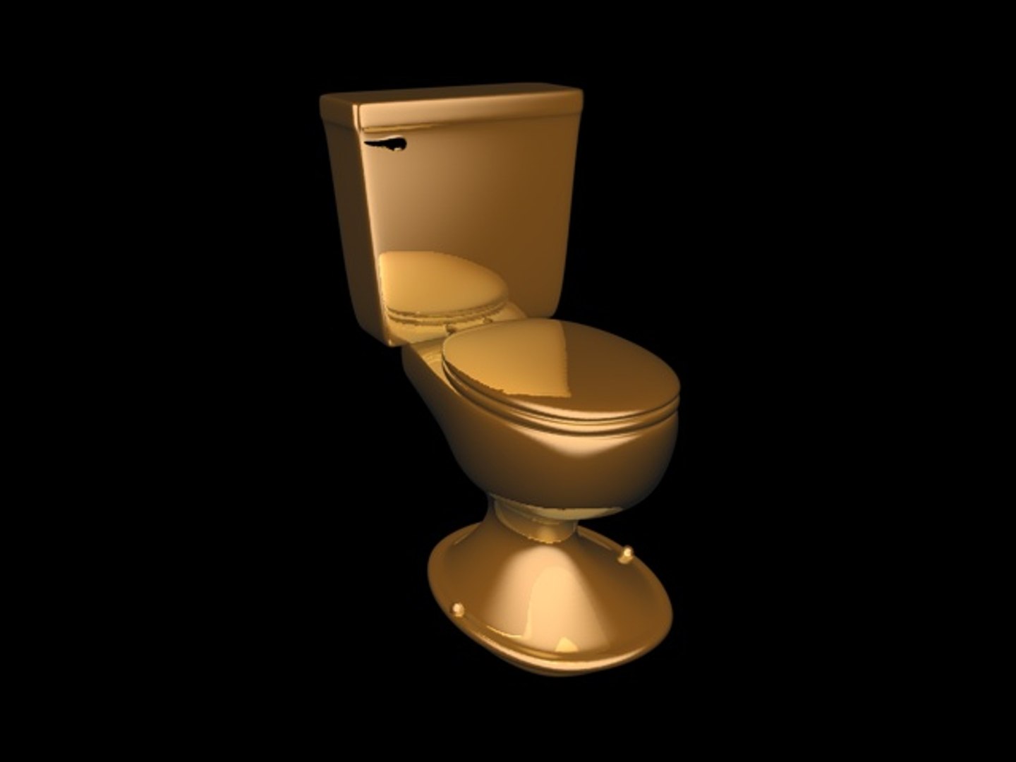 Cinema4d Copper Toilet