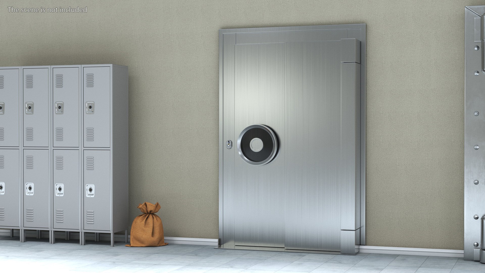 3D Vault Door With Biometric FingerLock - TurboSquid 2355250