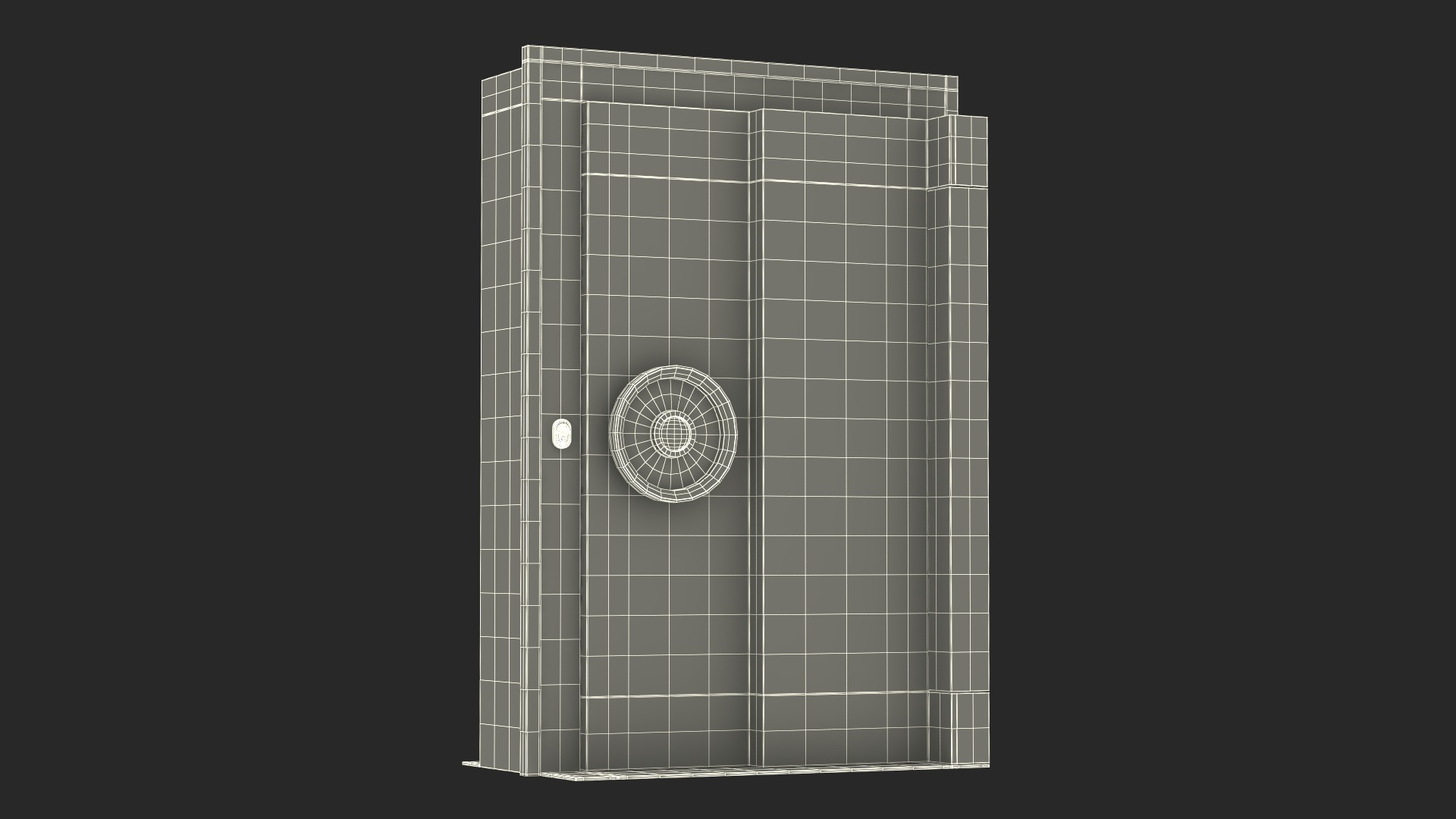 3D Vault Door With Biometric FingerLock - TurboSquid 2355250