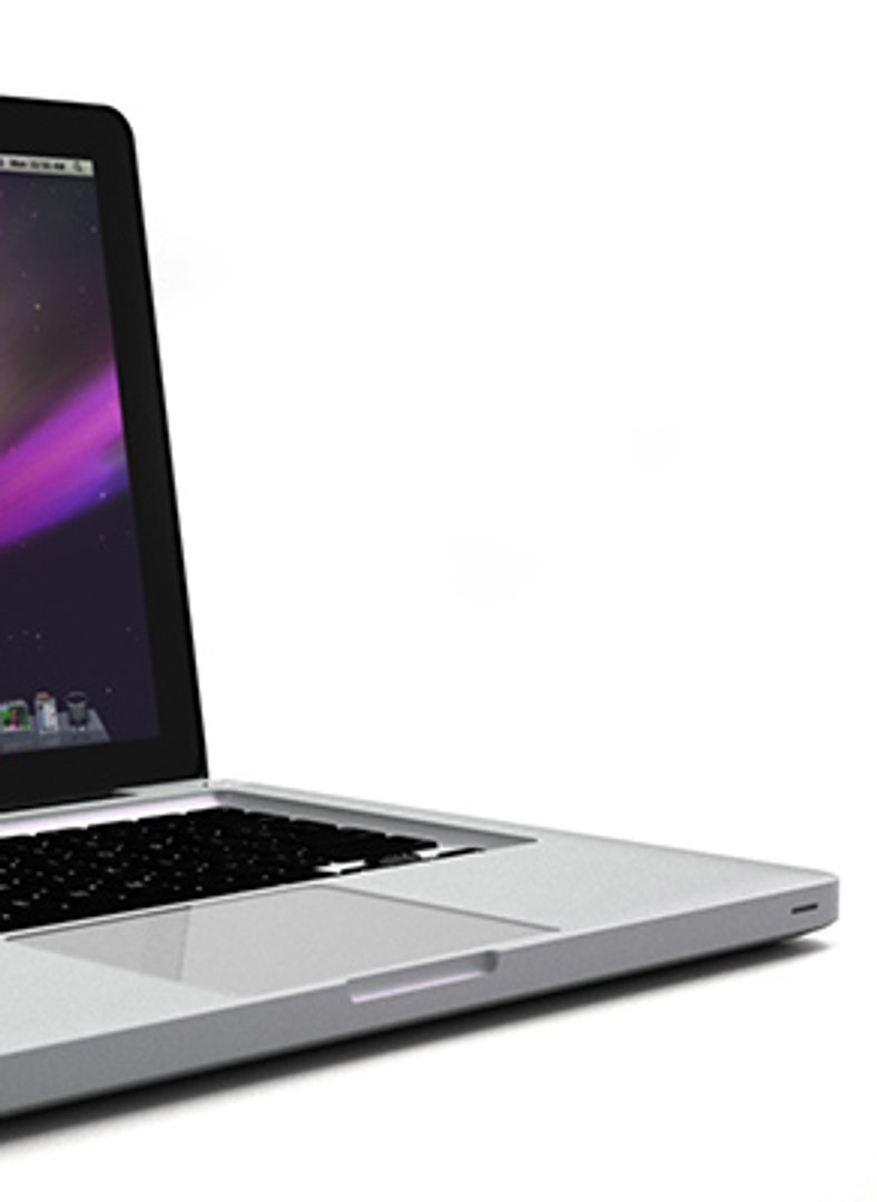 3d Apple Macbook Pro Led