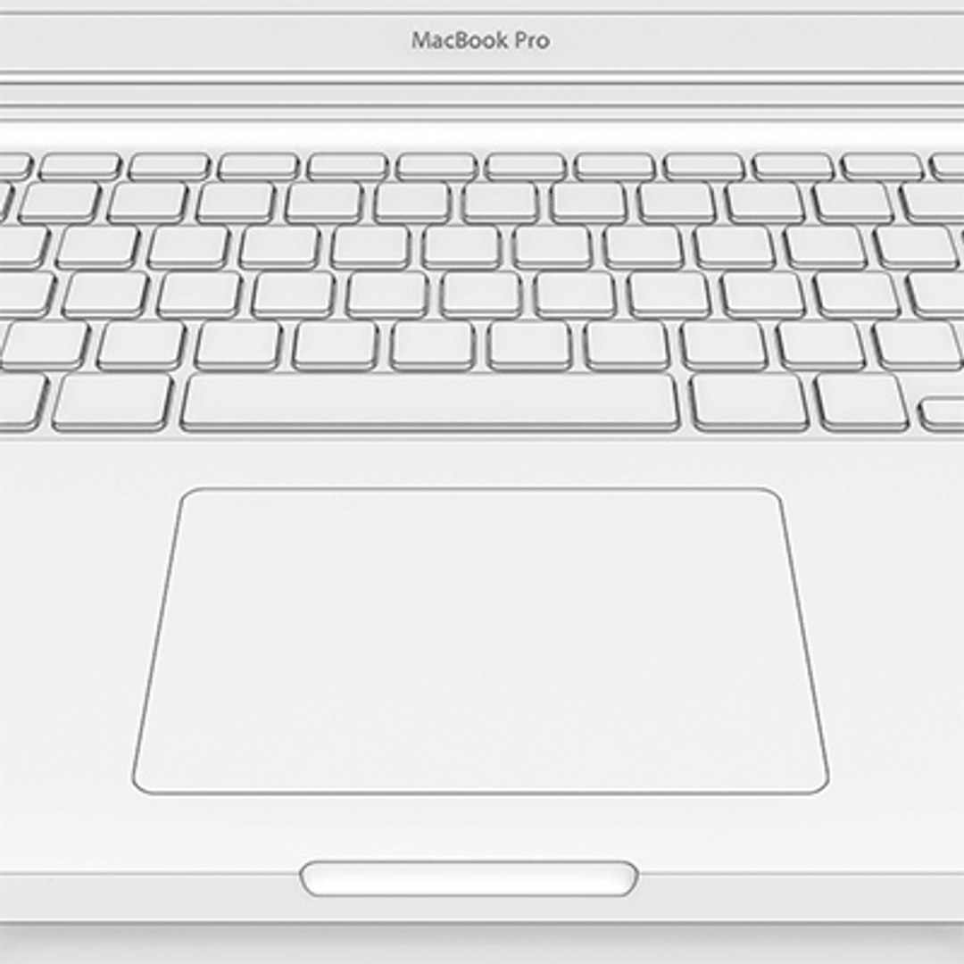 3d Apple Macbook Pro Led