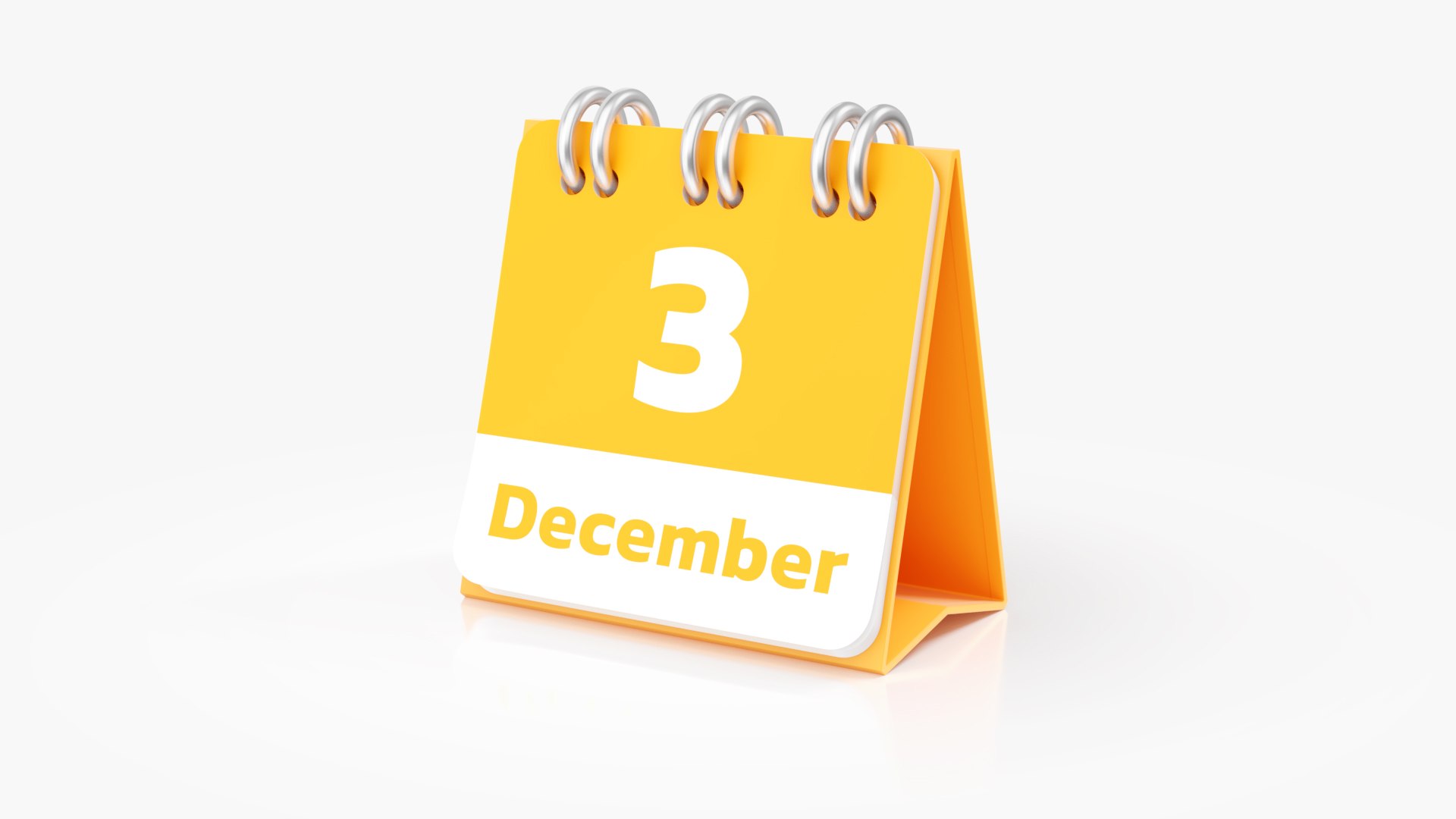 Desktop Calendar 3D - TurboSquid 1805980