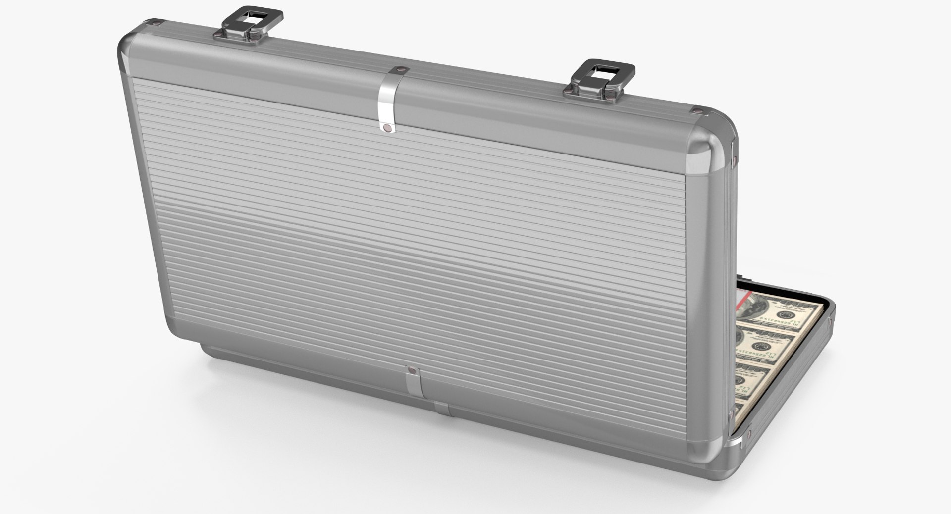 Aluminum Case Money 3D Model - TurboSquid 1232642