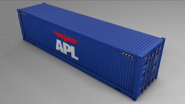 3D apl cargo container l716 model - TurboSquid 1563469