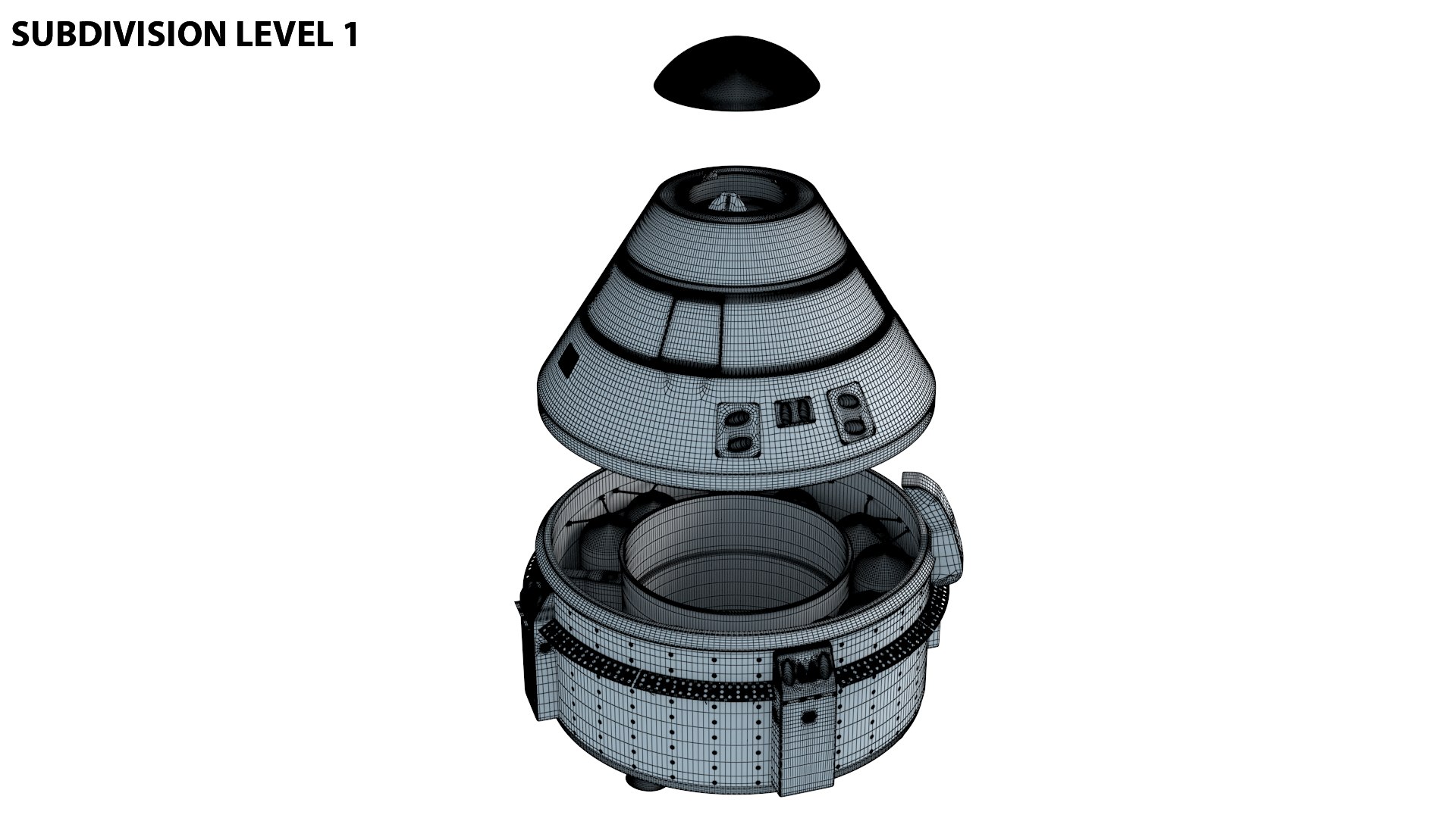 Boeing Starliner Cst-100 Space Capsule 3D Model - TurboSquid 1509785