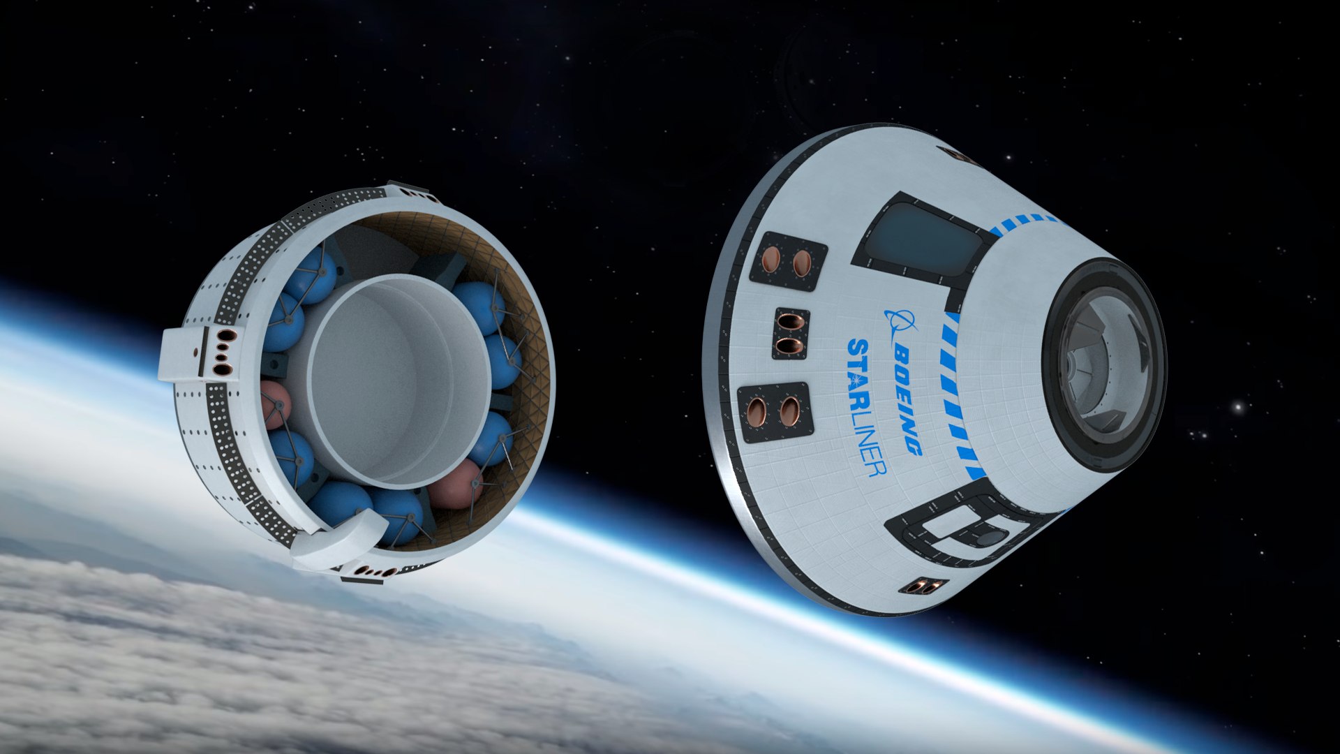 Boeing Starliner Cst-100 Space Capsule 3D Model - TurboSquid 1509785