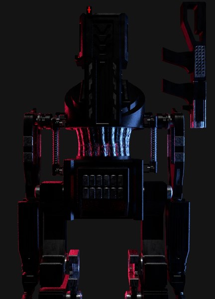 3D sci-fi robot model - TurboSquid 1361177