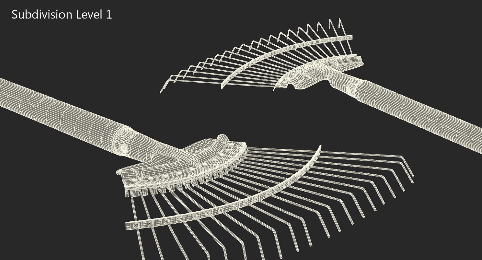 3D Springbok Rake Bulldog Gardening Model - TurboSquid 1330124