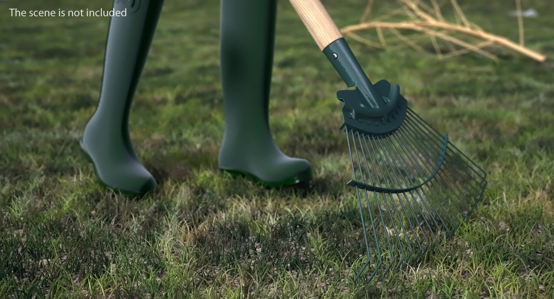 3D Springbok Rake Bulldog Gardening Model - TurboSquid 1330124