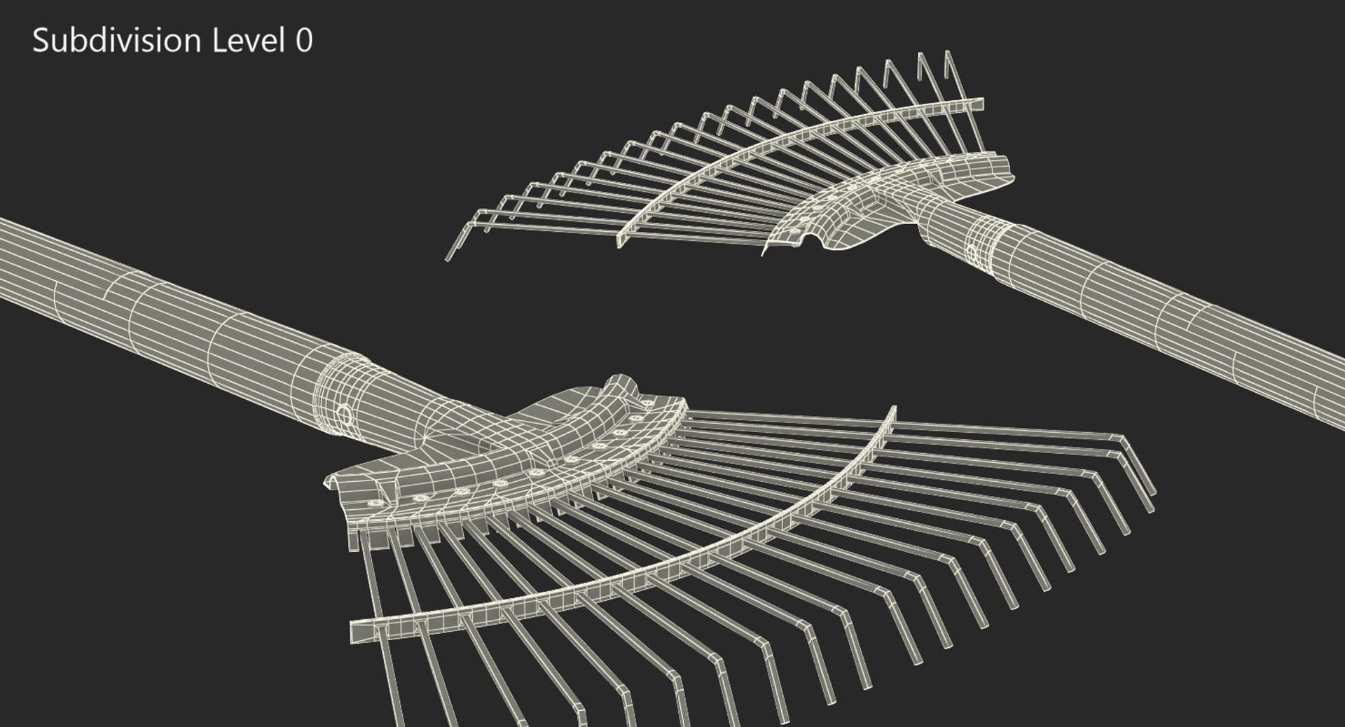 3D Springbok Rake Bulldog Gardening Model - TurboSquid 1330124