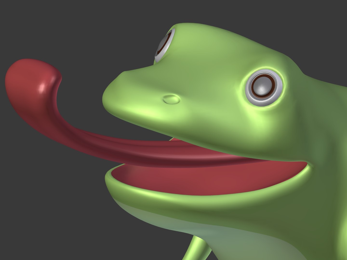 Cartoon frog 3D model - TurboSquid 1446635