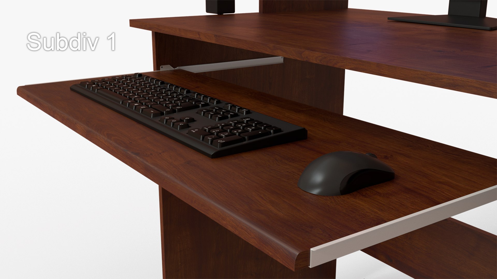 3D PC With Table - TurboSquid 1722407