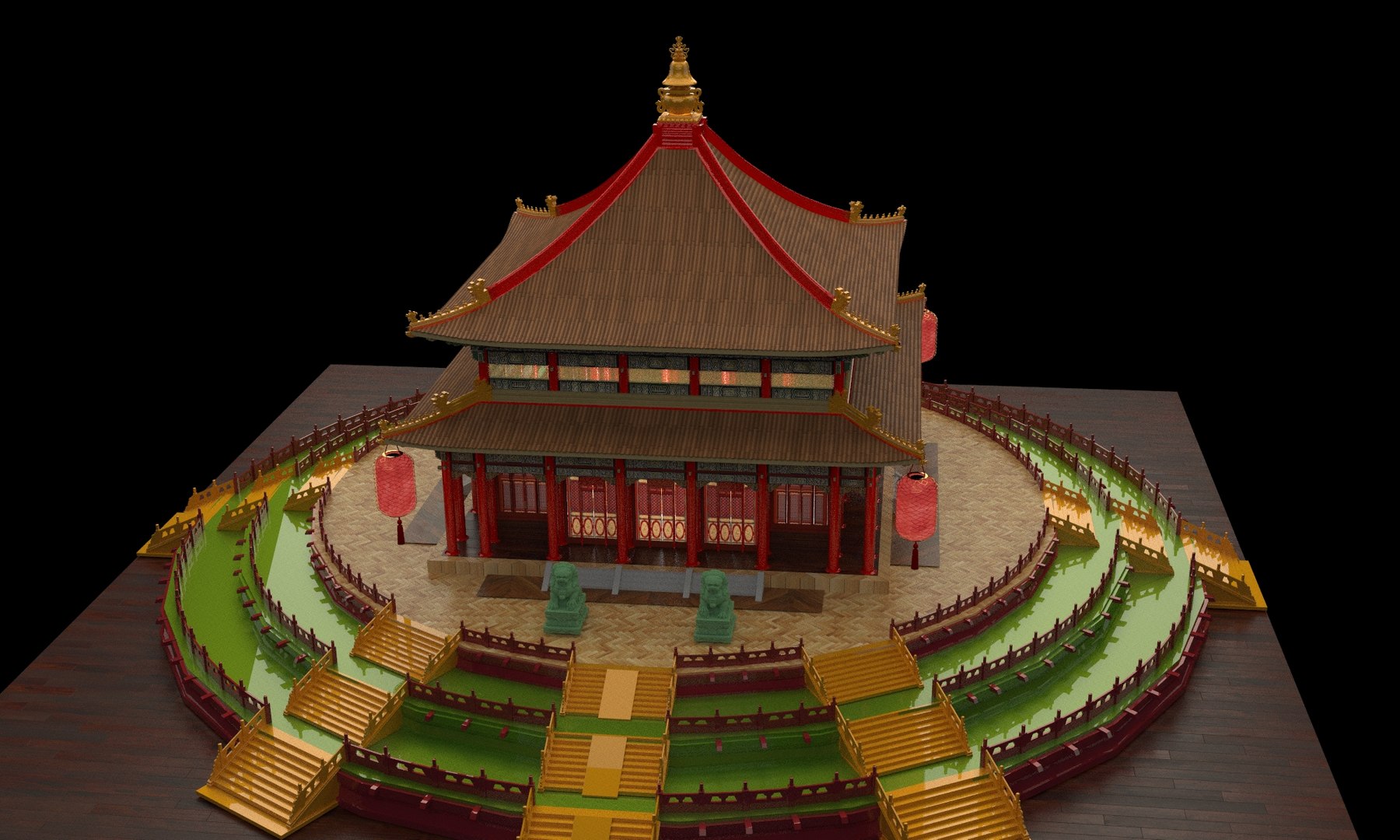 Chinese Ancient House 3D Model - TurboSquid 2232205