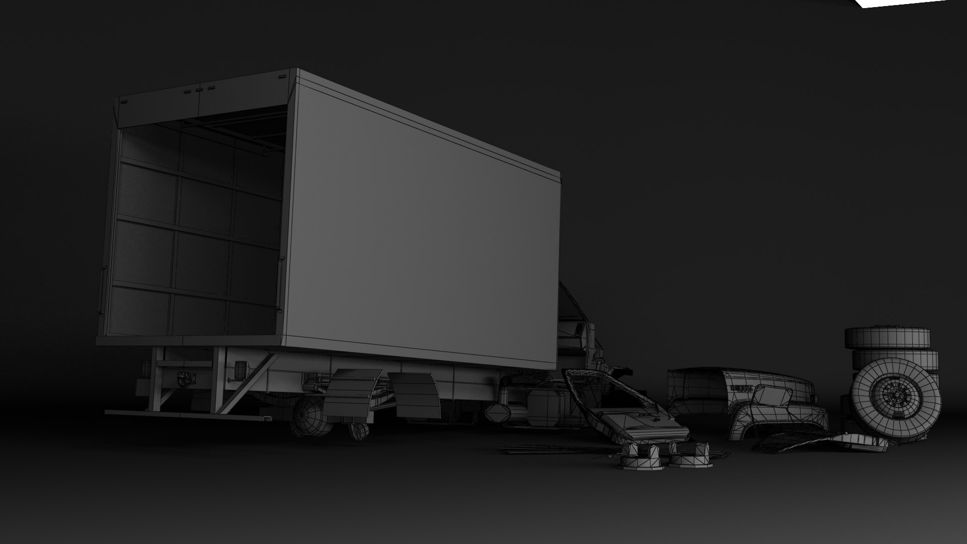 Box Chevy Kodiak 3D - TurboSquid 1677934