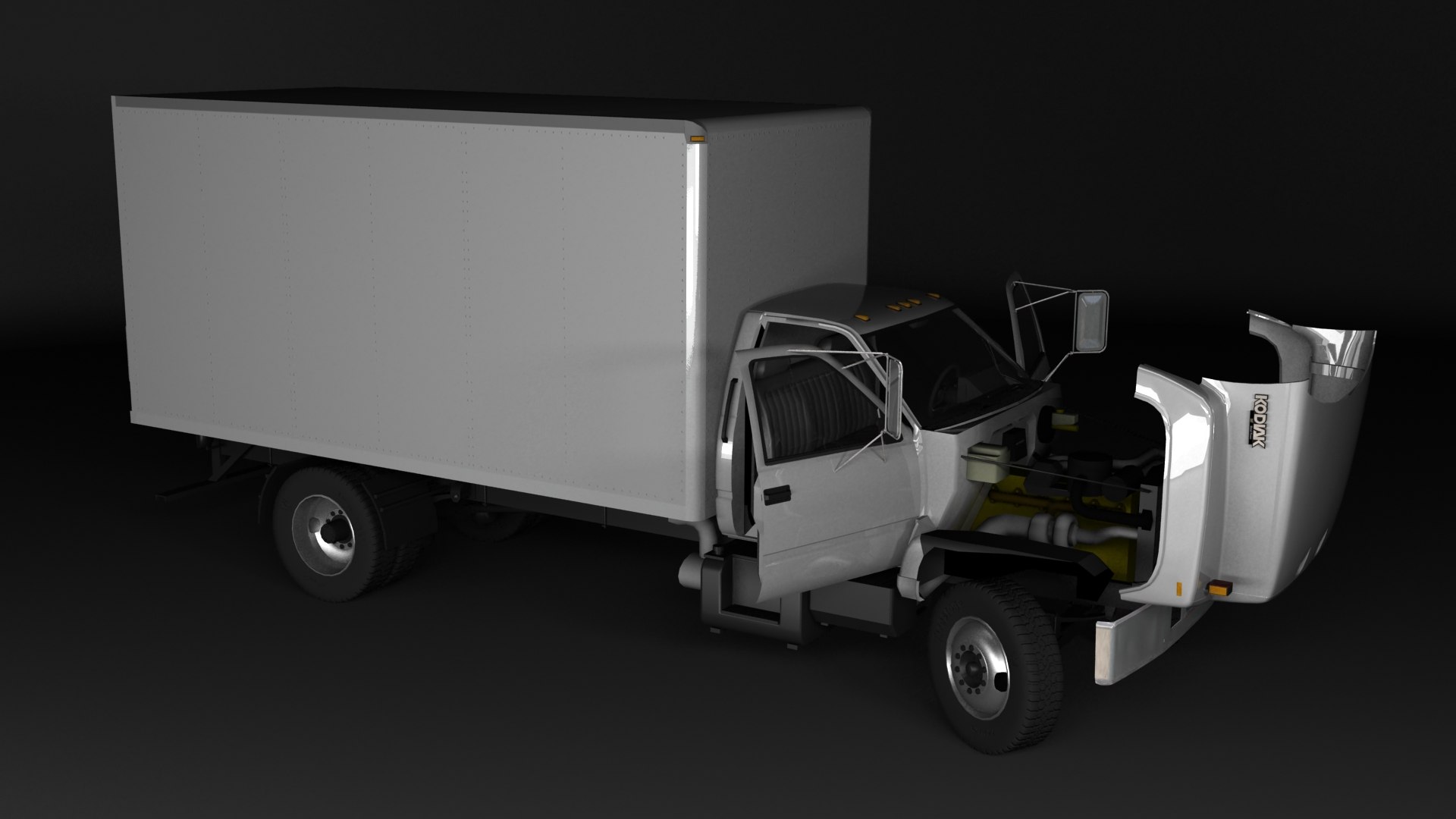 Box Chevy Kodiak 3D - TurboSquid 1677934