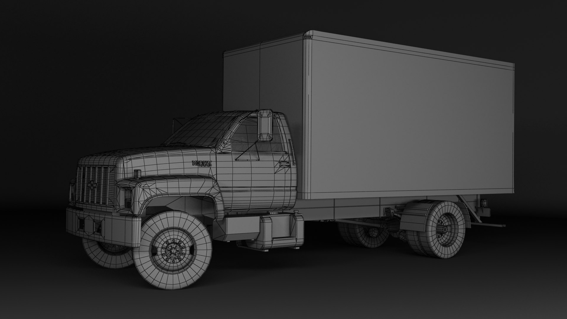 Box Chevy Kodiak 3D - TurboSquid 1677934