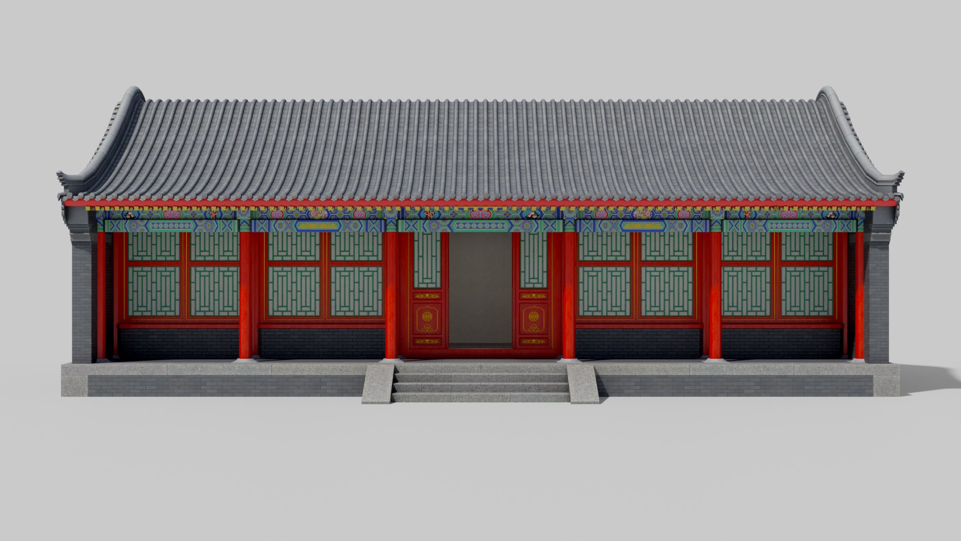 Asia China Ancient Architecture Model - TurboSquid 2457680