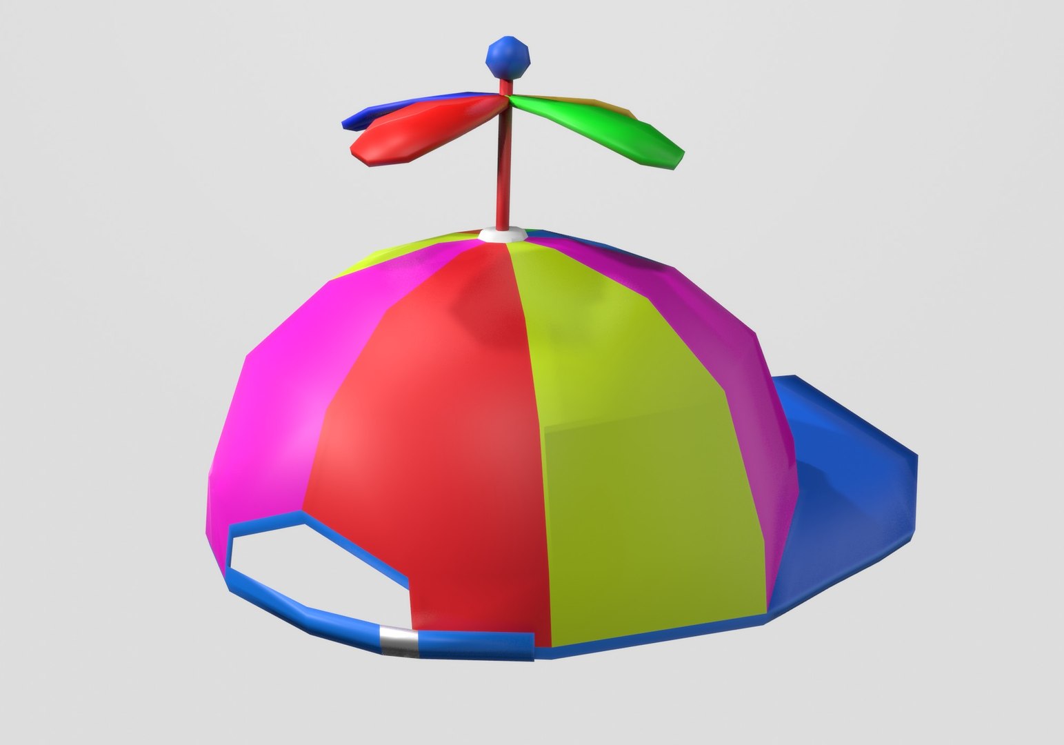 Colorful headgear Low-poly 3D model - TurboSquid 1893297